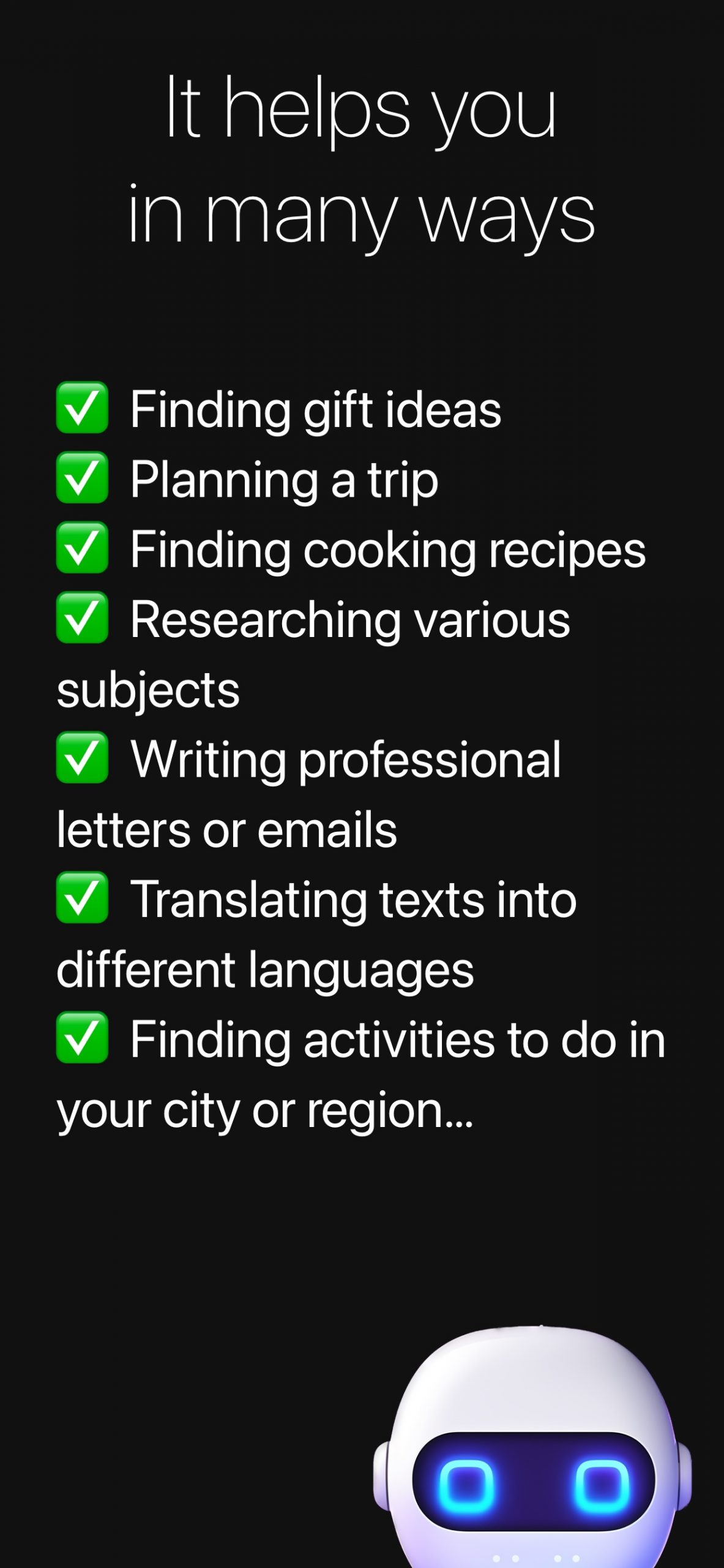 My AI Assistant – Your new chat AI for iPhone